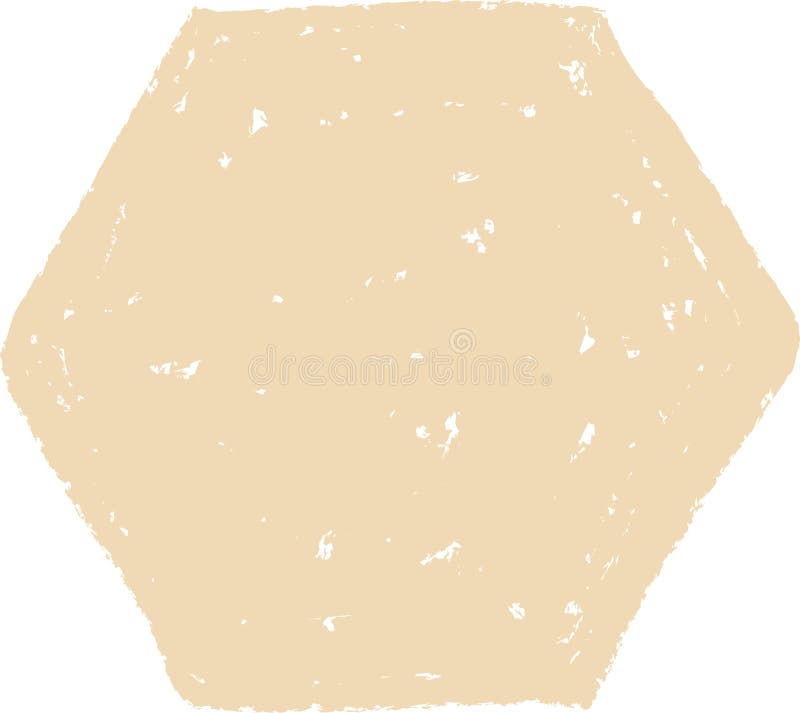 Octagonal Shape Crayon Hand Drawn Stock Vector - Illustration of ...