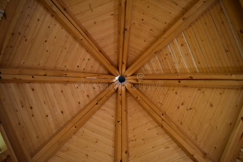 Octagonal Shape of a Playhouse`s Ceiling Stock Photo - Image of ...