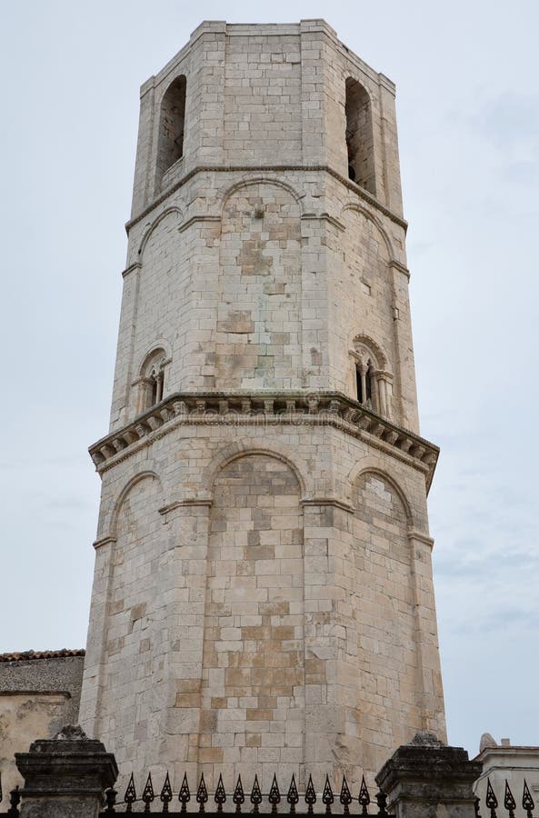 Octagonal Tower of Saint Michael Archangel Sanctuary Stock Image ...