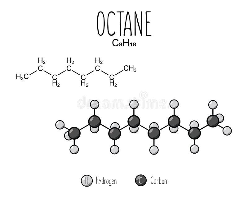 Octane Molecule Stock Illustrations – 136 Octane Molecule Stock ...