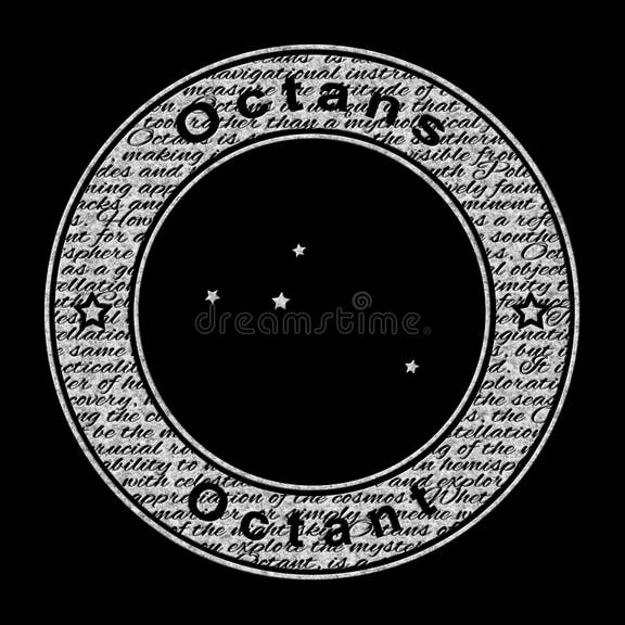 Octans Star Constellation, Octans Hadleianus, Octant Constellation ...