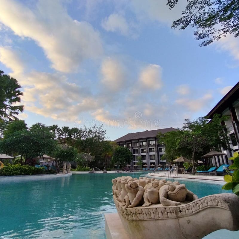 30 October 2022 in Bali, a Morning View in the Resort. Best View from ...