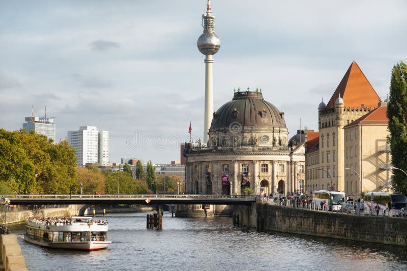 Bode Museum in Museum Island, UNESCO World Heritage Site, Berlin Mitte ...