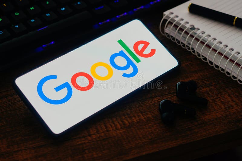 October 23, 2023, Brazil. in this Photo Illustration, the Google Logo ...