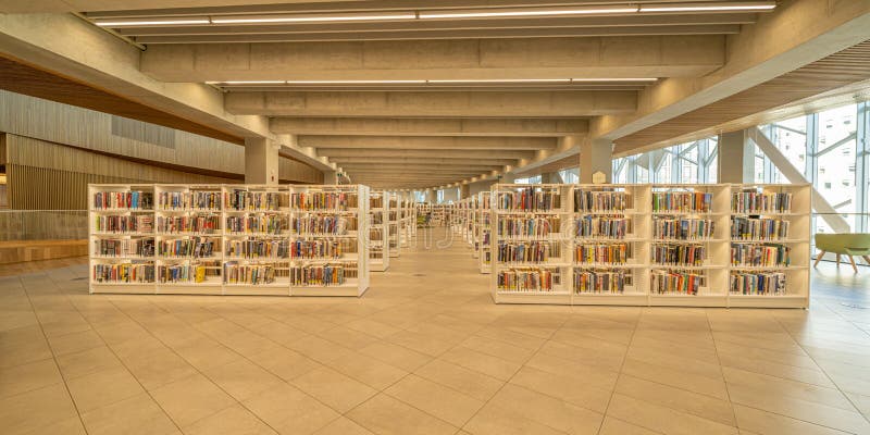 October 7 2022 - Calgary, Alberta - Interior of the New Calgary Central ...