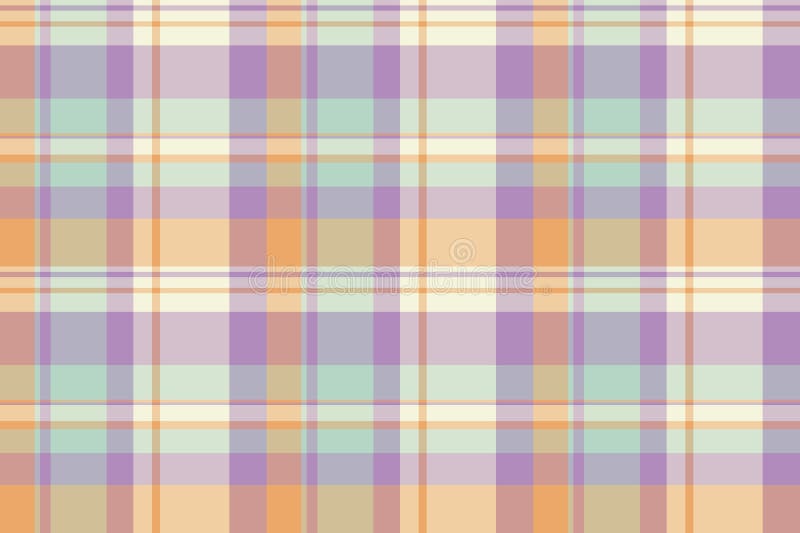 October Check Seamless Texture, International Vector Tartan Textile ...