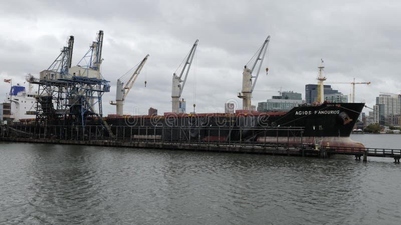 Baltimore, MD - October 2 2022: Container Ship at Baltimore Port Stock ...