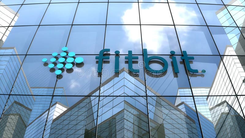 Editorial, Fitbit Inc. Logo on Glass Building. Stock Video - Video of ...