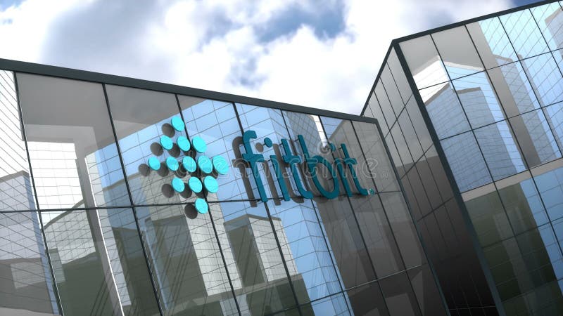 Editorial, Fitbit Inc. Logo on Glass Building. Stock Footage - Video of ...