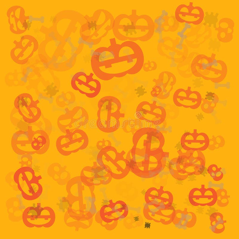The 31 October Halloween Pattern Vector Design Stock Vector ...