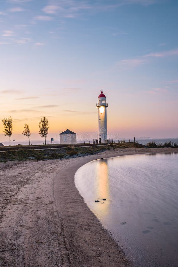 The Lighhouse of Hellevoetsluis, the Netherlands. Editorial Photo ...