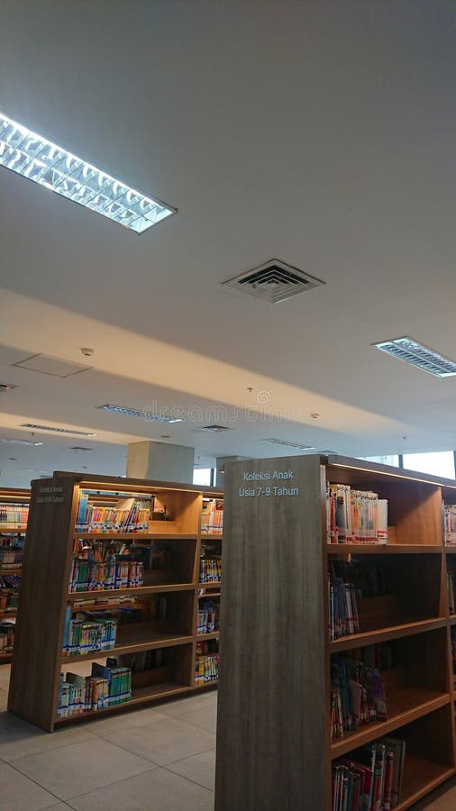 04 October 2024 Jakarta, Inside of Indonesia Library Editorial ...