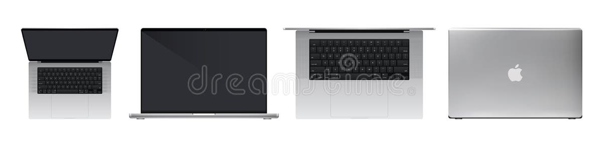 Top View Macbook Pro Stock Illustrations – 65 Top View Macbook Pro ...