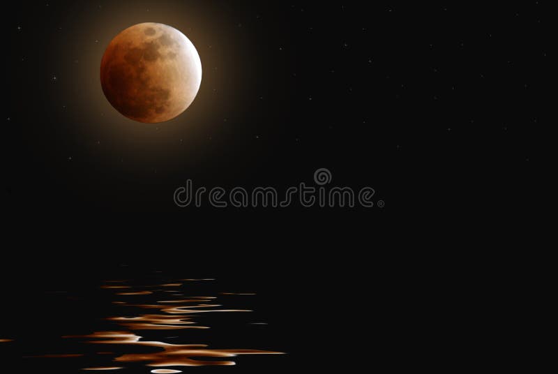 October Moon stock image. Image of sparkle, glow, moonglow - 6627145