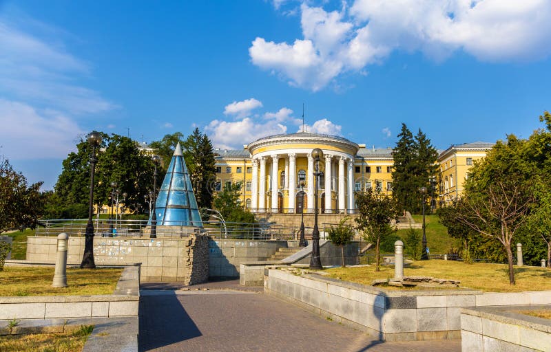 October Palace in Kiev after the Revolution Stock Image - Image of ...