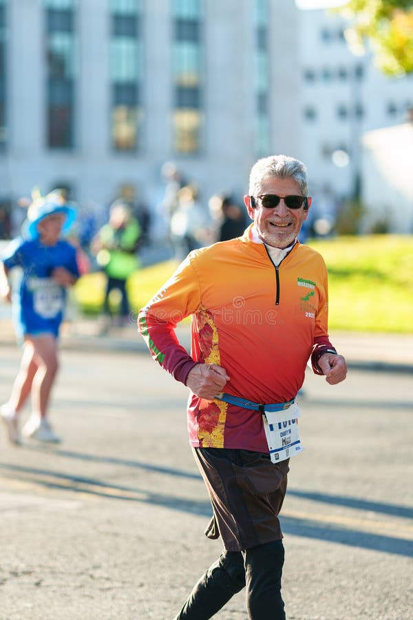 October 12, 2024 - Runner Hartford Marathon and Half Marathon HMF Event ...