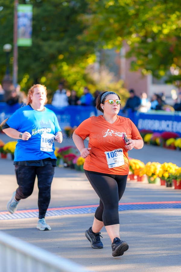 October 12, 2024 - Runner Hartford Marathon and Half Marathon HMF Event ...