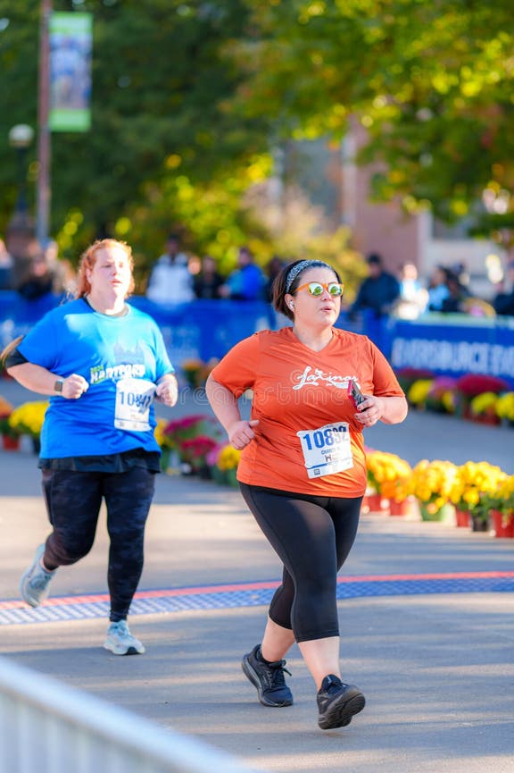 October 12, 2024 - Runner Hartford Marathon and Half Marathon HMF Event ...