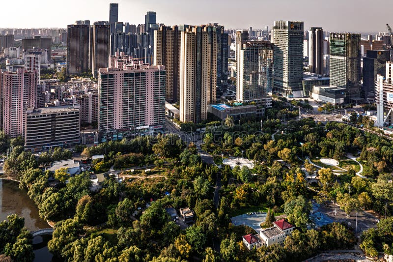 Youth Park, Shenyang, China Stock Photo - Image of building, landmark ...