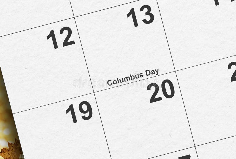 October 13th, 2025 is Columbus Day Stock Image - Image of cultural ...