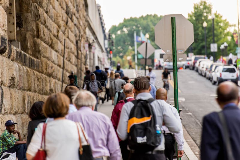 October 2, 2014: Washington, DC - People Traveling through Union ...