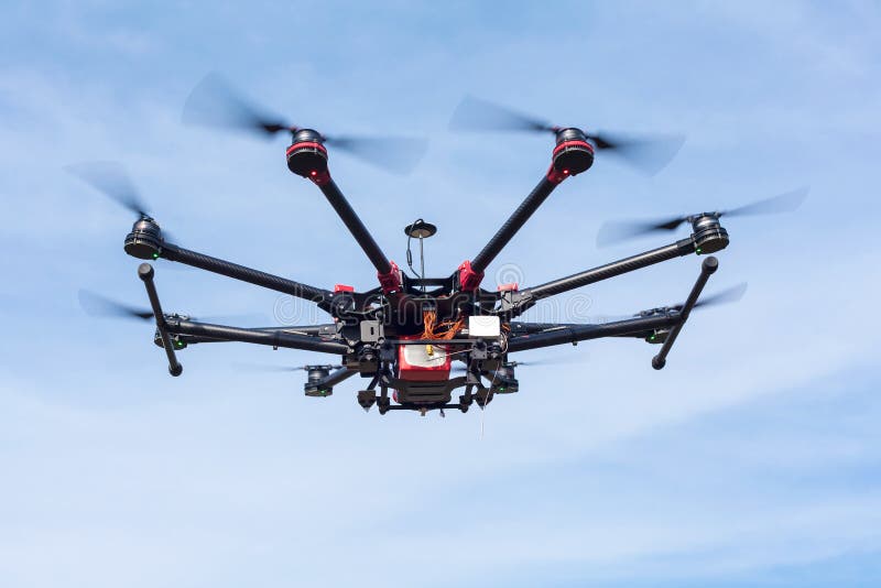 Octocopter, copter, drone stock image. Image of multirotor - 60818629
