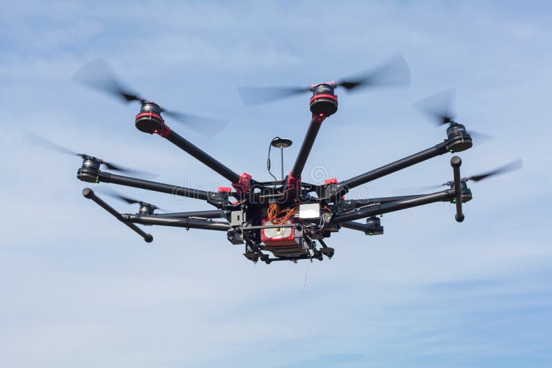 Octocopter, copter, drone stock image. Image of multicopter - 60861443