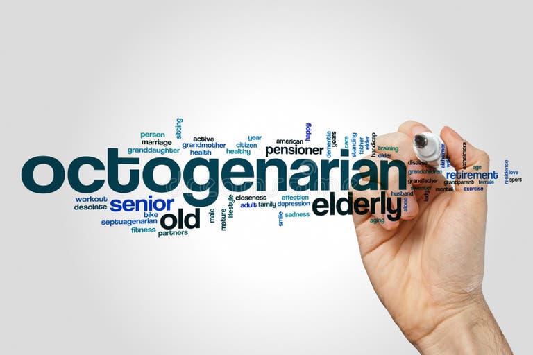 Octogenarian word cloud stock image. Image of grandfather - 88380341