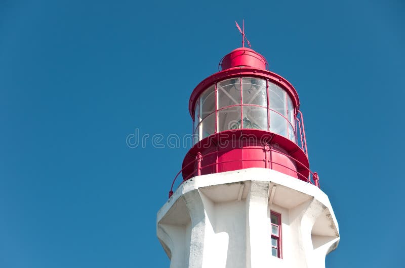 Octogonal Lighthouse Top View Stock Image - Image of landmark ...