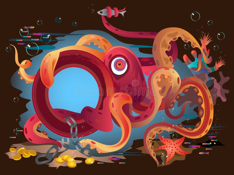 Octopus Gradient Stock Illustrations – 709 Octopus Gradient Stock ...