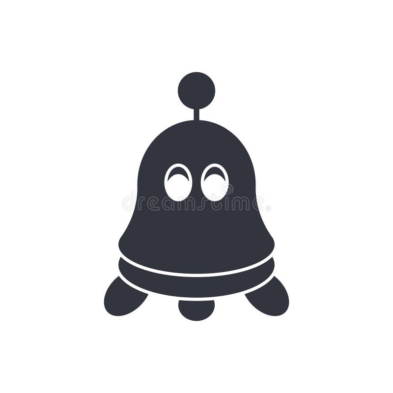 Octopus Bell Logo Template Icon Stock Vector - Illustration of handbell ...