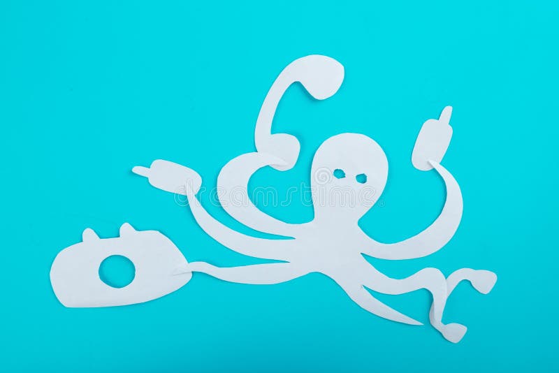 Cartoon Frustrated Employee Call Center Stock Photos - Free & Royalty ...