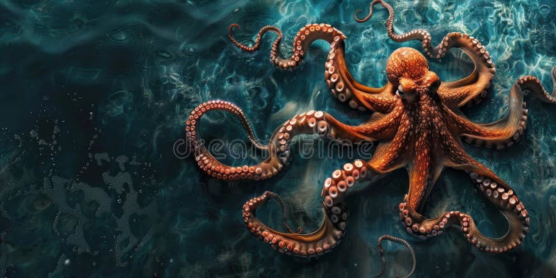 Octopus in the Deep. Created by Generative Artificial Intelligence ...