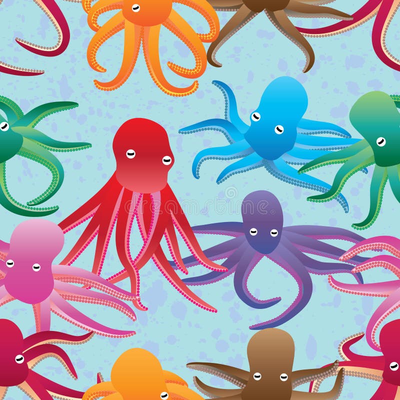 Eight Octopus Stock Illustrations – 301 Eight Octopus Stock ...