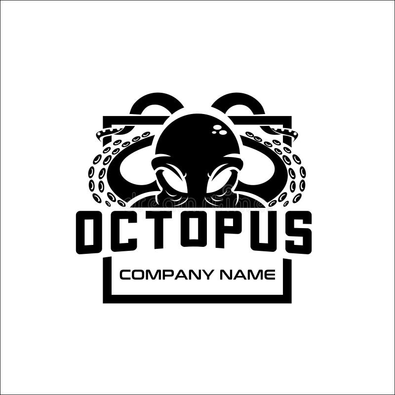 Octopus exclusive logo stock vector. Illustration of marine - 223489128