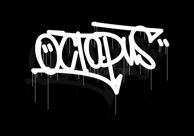 Octopus Graffiti Stock Illustrations – 389 Octopus Graffiti Stock ...