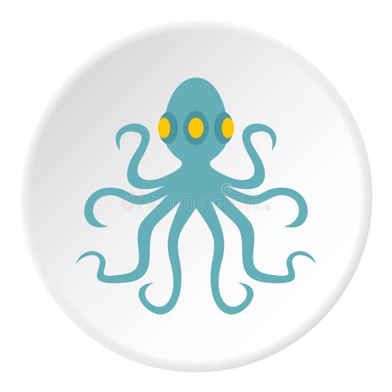Octopus, Icon Digital Green Stock Vector - Illustration of animal ...
