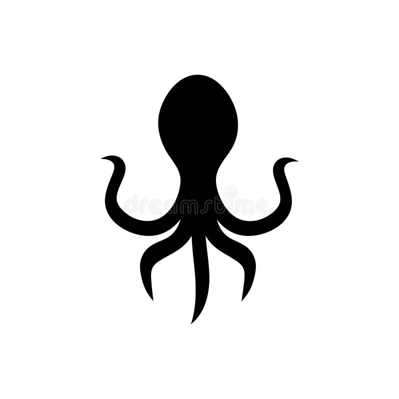 Octopus Icon Logo Illustration Vector Stock Vector - Illustration of ...