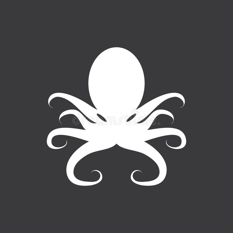 Octopus Icon and Symbol Vector Template Illustration Stock Vector ...