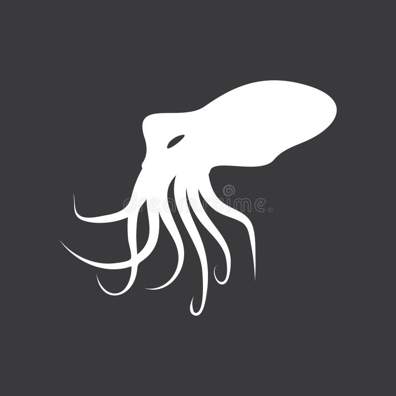 Octopus Icon and Symbol Vector Template Illustration Stock Illustration ...