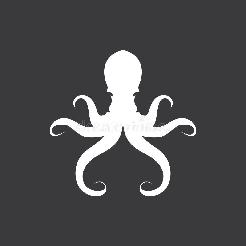 Octopus Icon and Symbol Vector Template Illustration Stock Vector ...