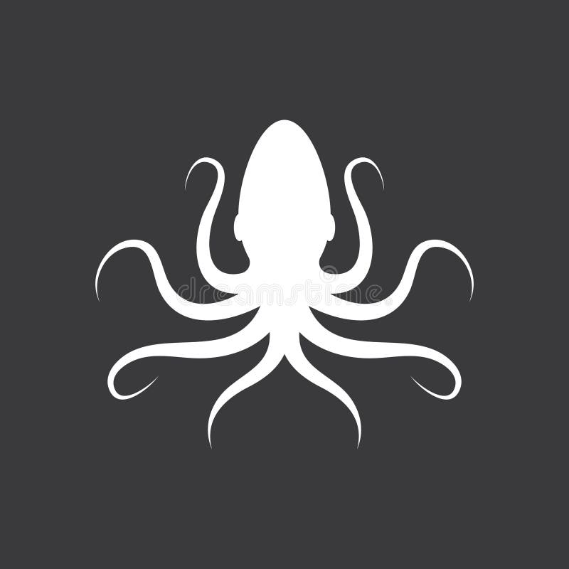 Octopus Icon and Symbol Vector Template Illustration Stock Vector ...