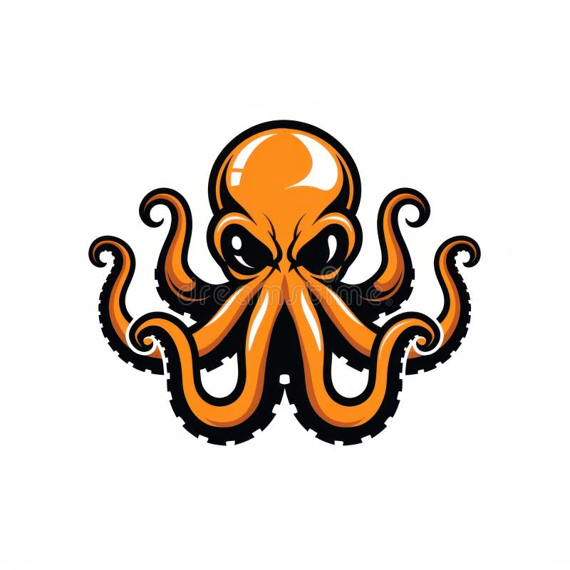 Octopus Logo Illustrations. Generative Ai Stock Illustration ...