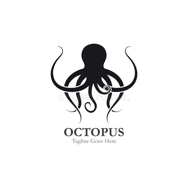 Octopus Logo or Symbol Icon Illustration Design Template Stock ...