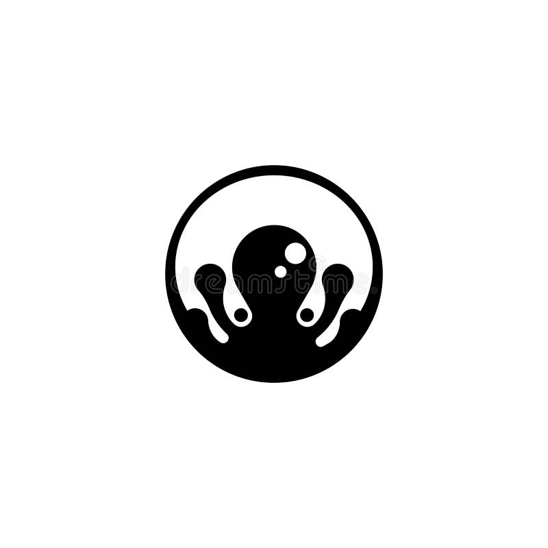 Octopus Logo Template Vector Stock Vector - Illustration of animal ...