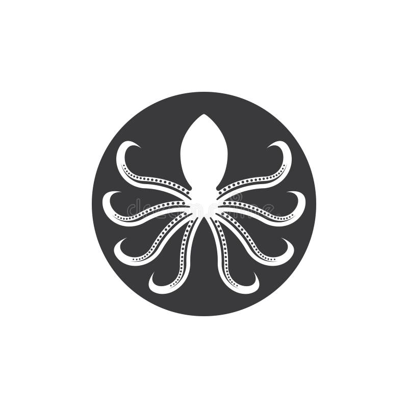 Octopus logo vector design stock vector. Illustration of logotype ...