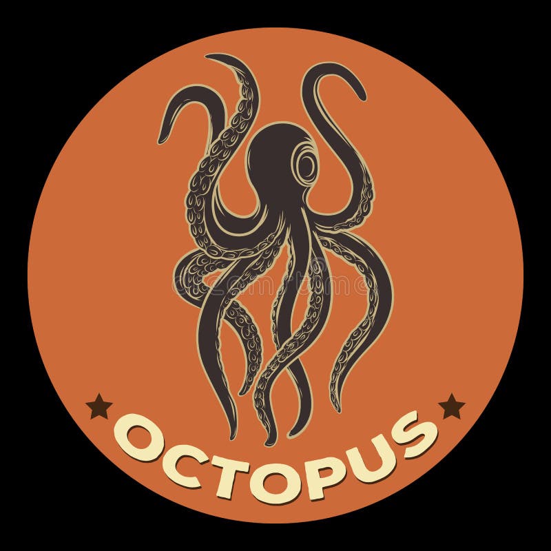 Octopus logo vector stock vector. Illustration of tattoo - 60443229