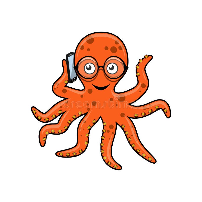 Octopus Phone Stock Illustrations – 244 Octopus Phone Stock ...
