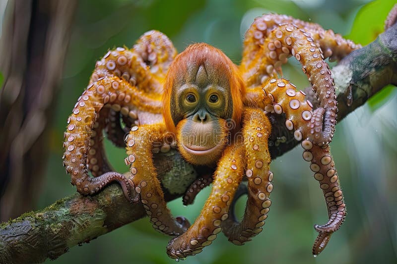 Octopus-Orangutan: this Intelligent Creature Blends the Problem-solving ...