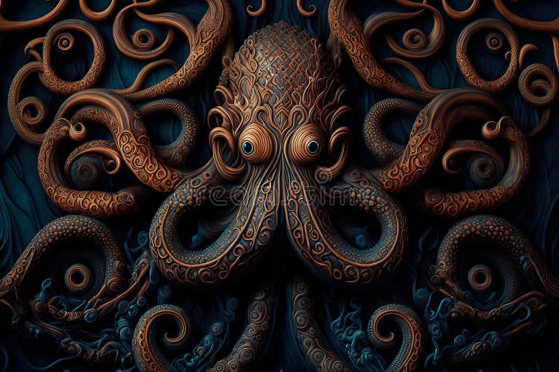 Octopus Pattern. Otherworldly and Fashion. Octopus Textures Stock ...
